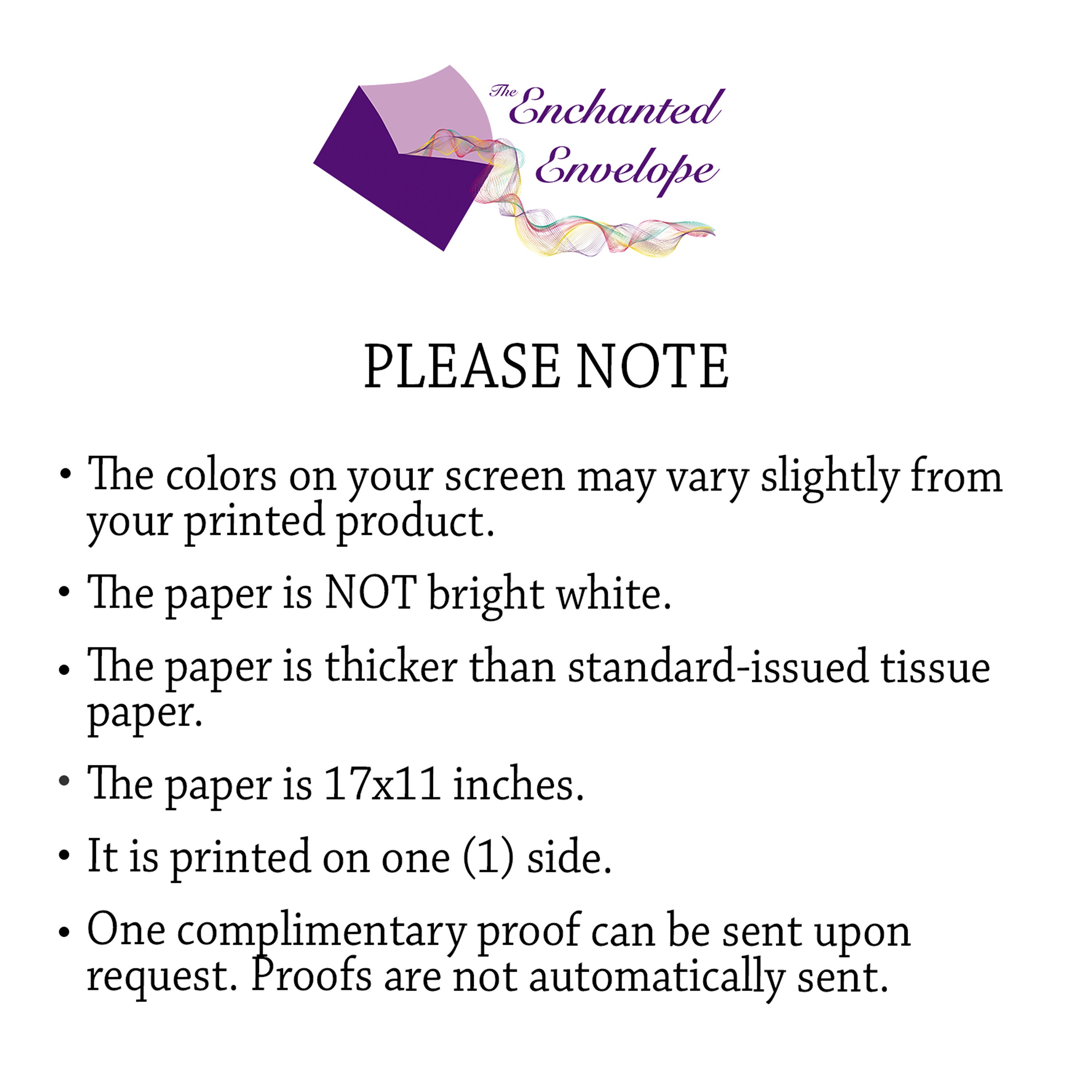 Custom Tissue Paper, Branded Tissue Paper, Full Color Tissue Paper ...