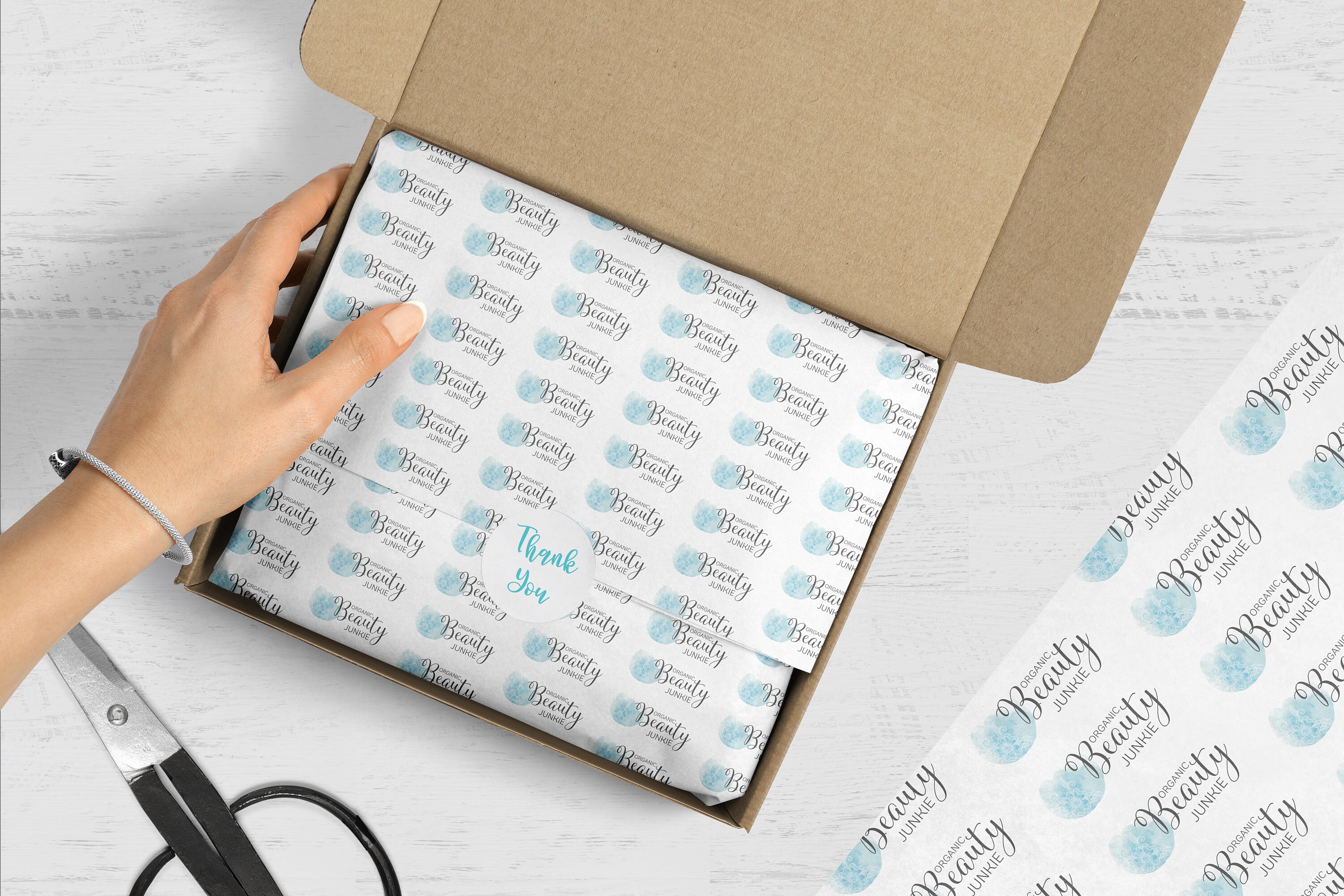 Custom Tissue Paper Branded Tissue Paper Full Color Tissue Paper 