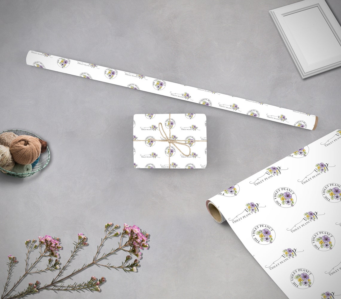 Logo Wrapping Paper Branded Wrapping Paper Wrapping Paper - Etsy