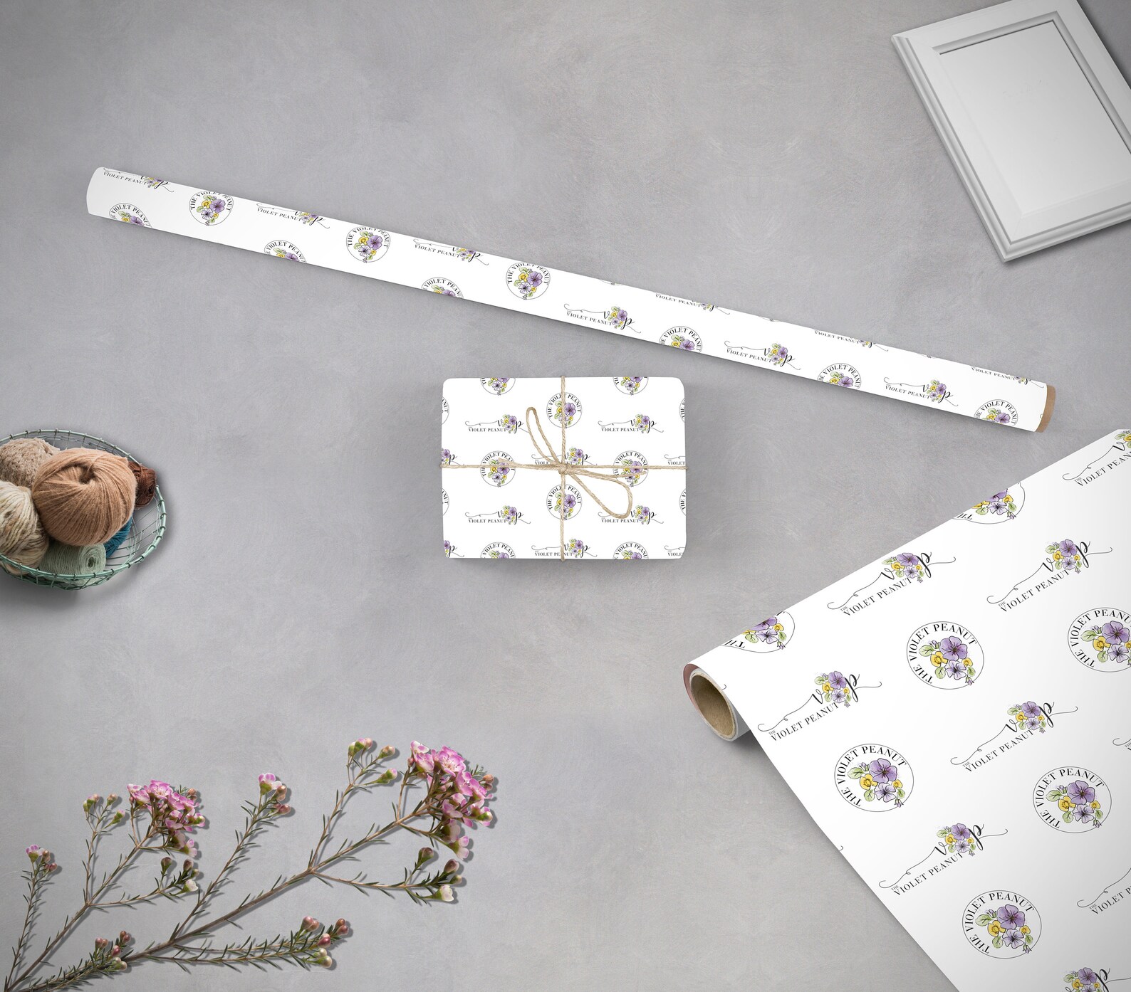 Logo Wrapping Paper, Branded Wrapping Paper, Wrapping Paper Roll ...