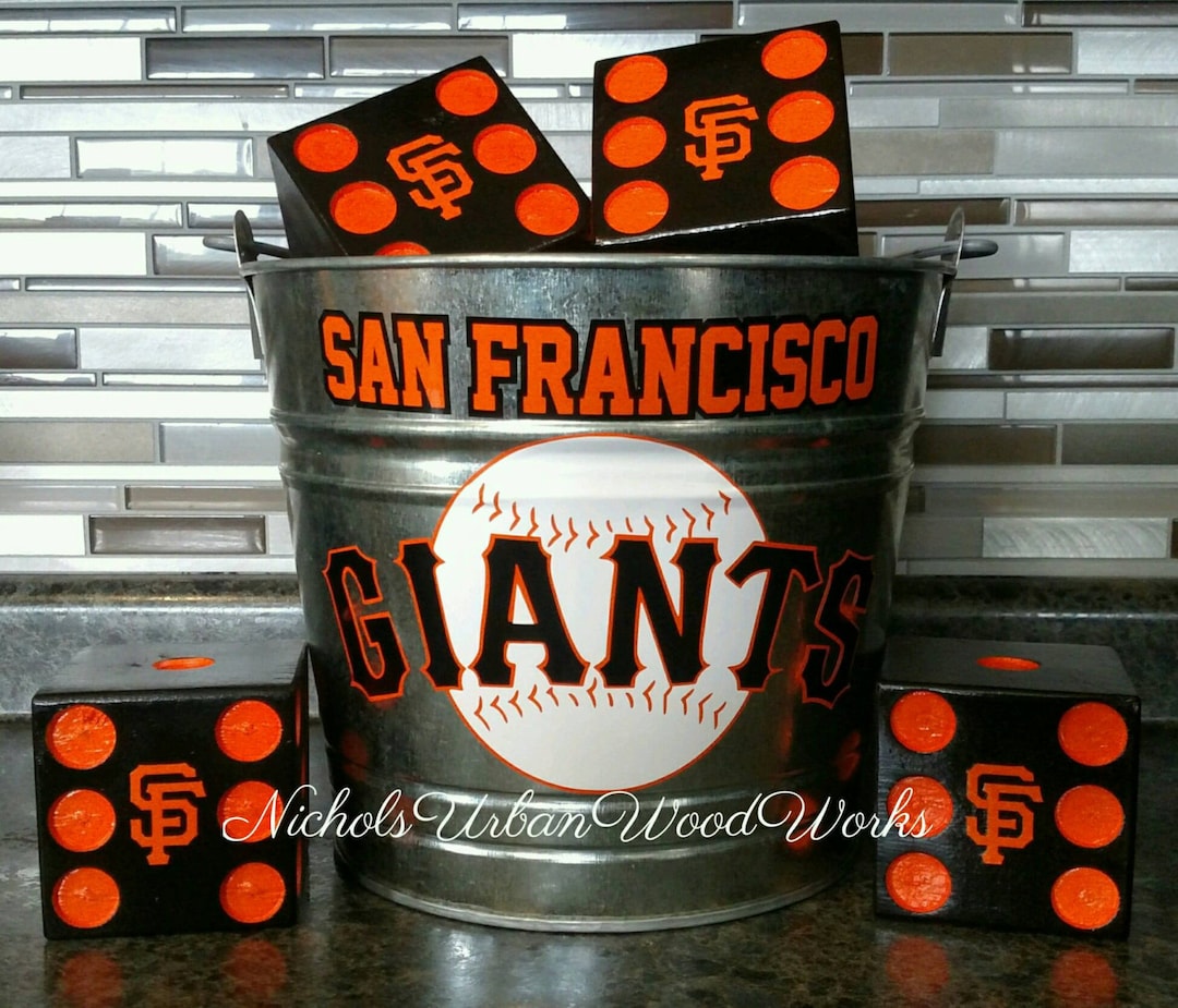 San Francisco Giants Yard Yahtzee Yard Farkle Yardzee Lawn Games Dice ...