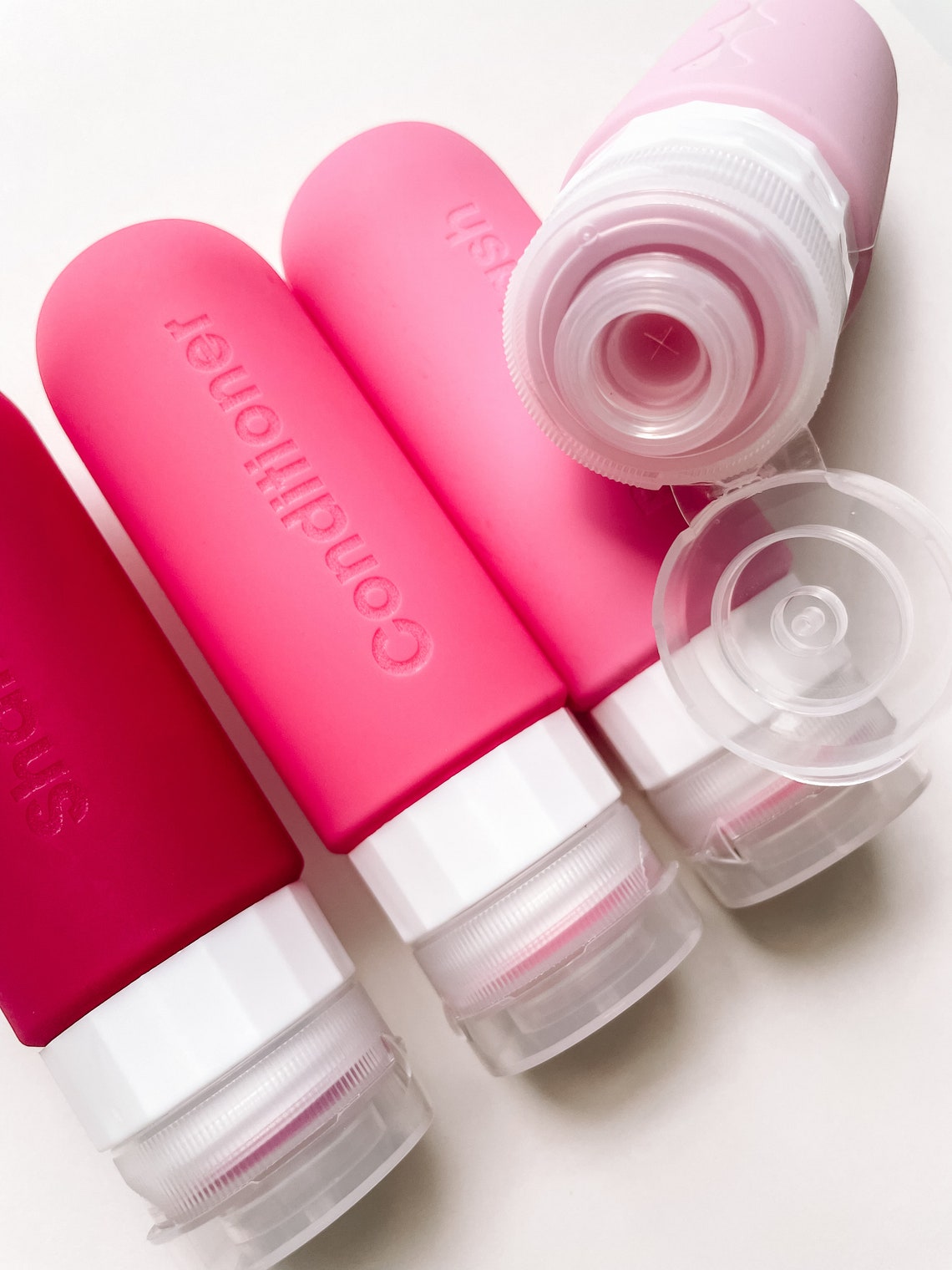 Custom Silicone Travel Bottles 4 Pack Travel Containers - Etsy