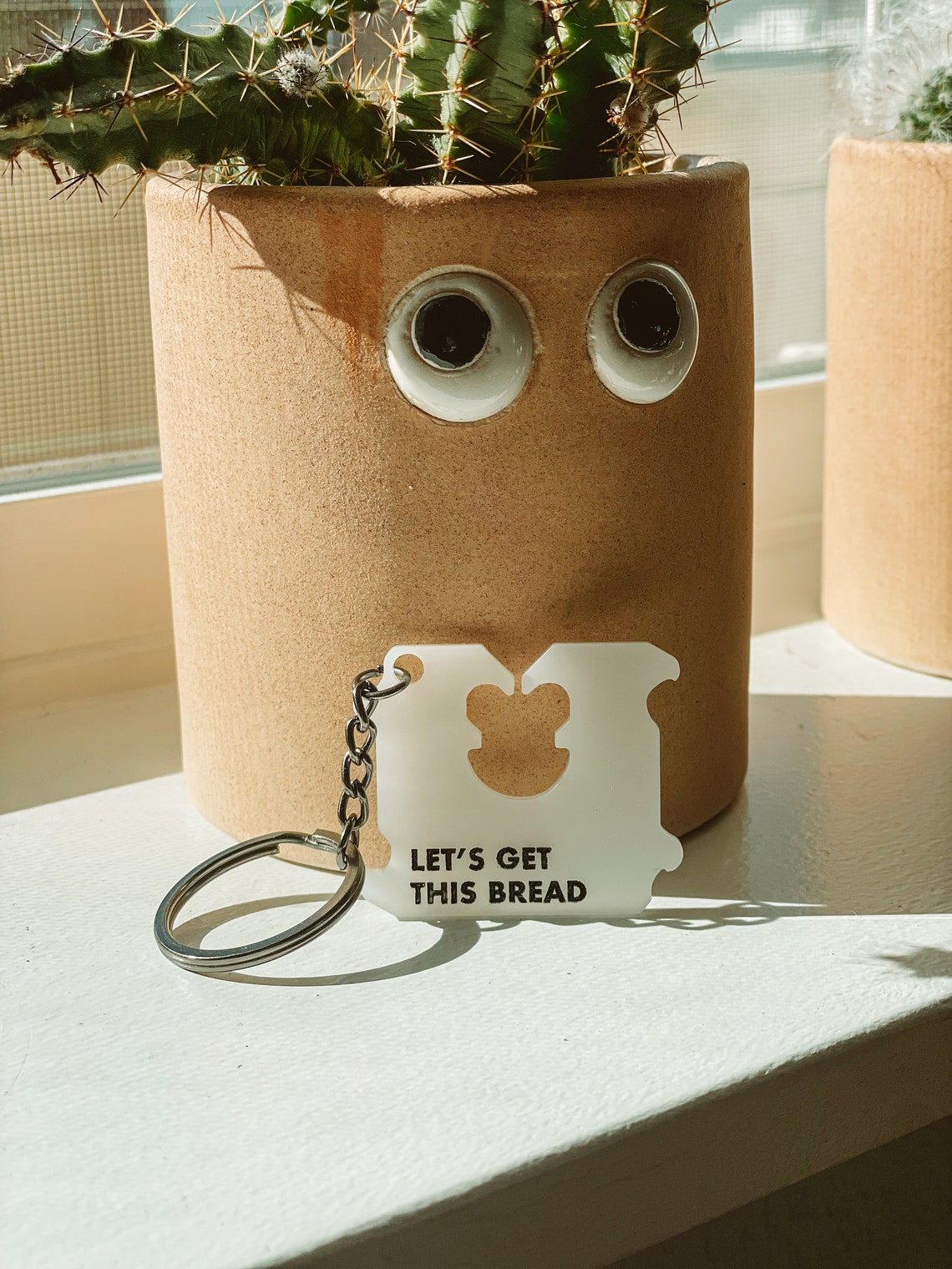 Let's Get This Bread Keychain Funny Keychains | Etsy