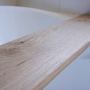 UNIQUE One of a Kind Oak Bath Tray, Bath Caddy Made From Solid Oak Bath ...