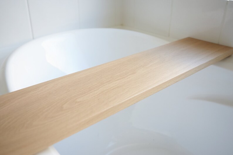 Bath Tray, Bath Caddy Made From Solid French Oak Bath Shelf Display ...