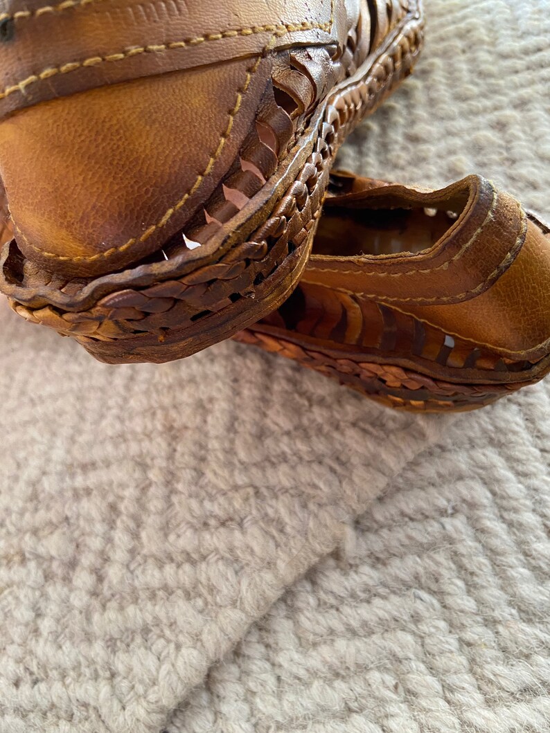 Mens Woven Leather Shoesmenswear Shoeman Mulesindian | Etsy