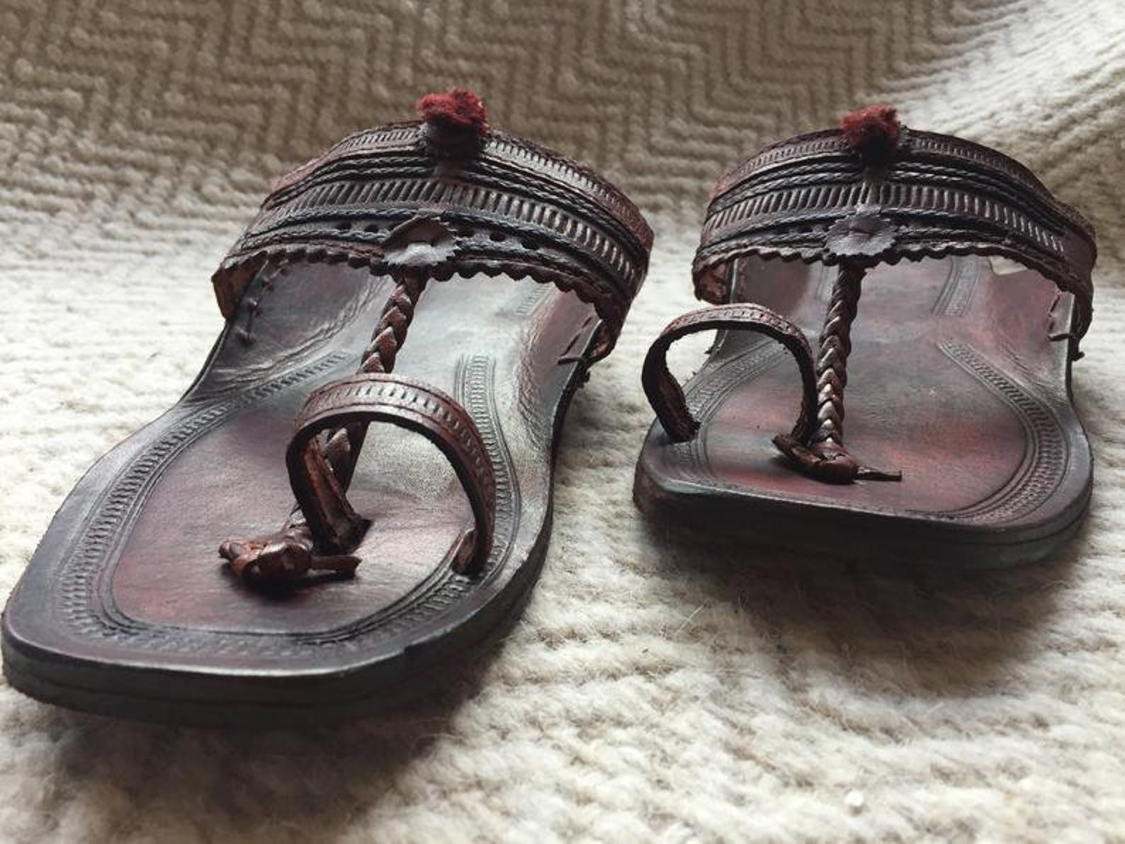 Womens Handmade Hippie Jesus Buffalo Sandals 100% Leather,indian ...