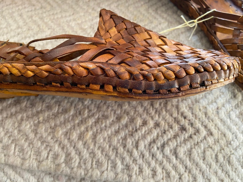Mens Woven Leather Shoesmenswear Shoeman Mulesindian | Etsy