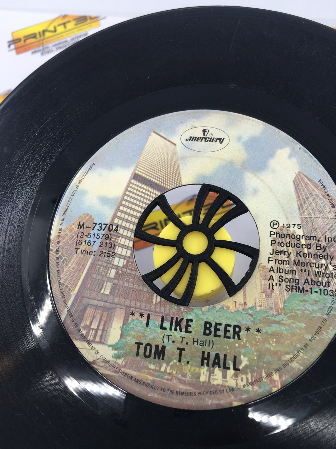 Gear Style - 45 Record Insert, Rare, Unique, Cool, Collector, Artistic ...