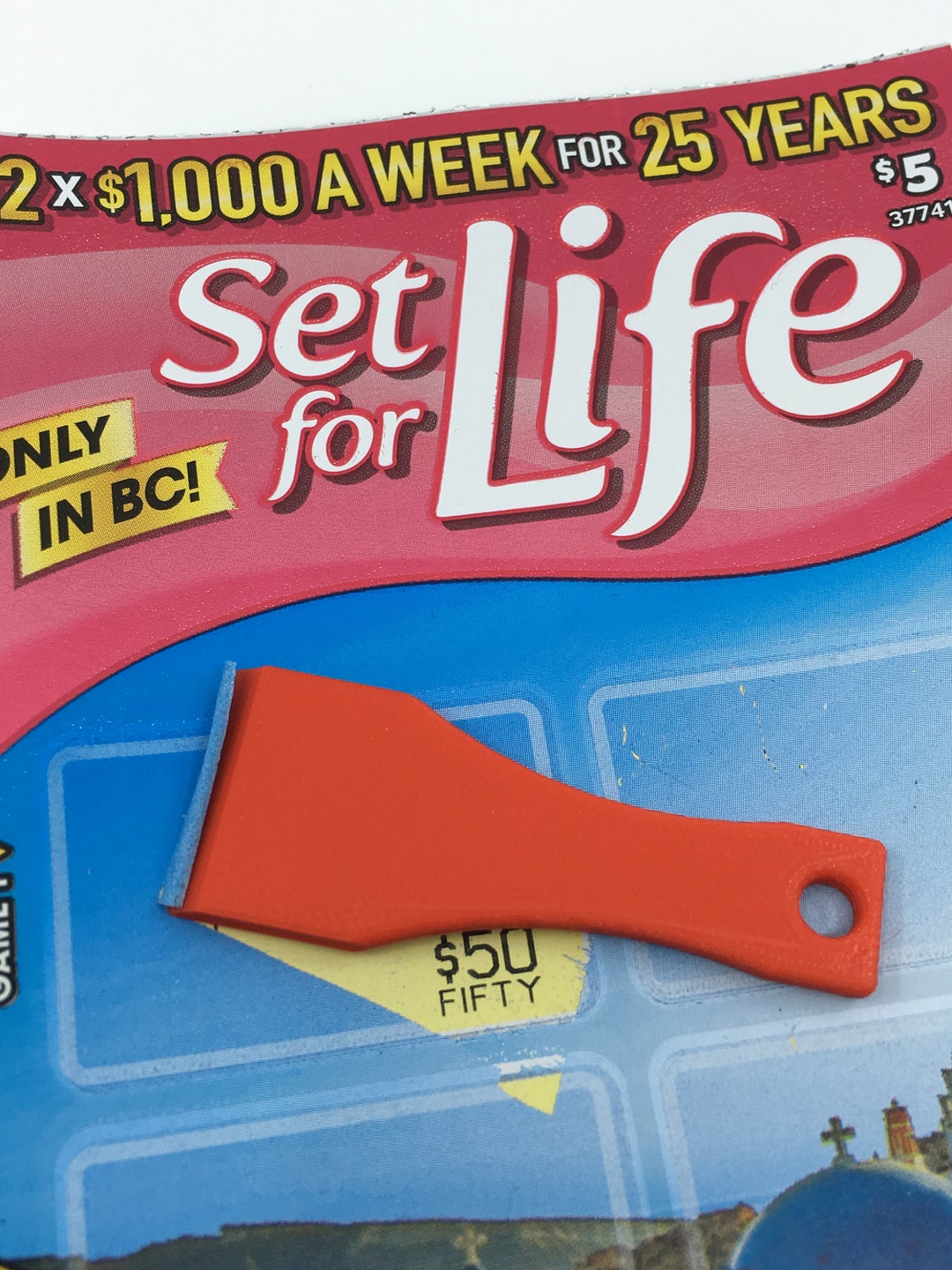3 Pieces. Scratch and Win Scraper : Scratch, Ticket, Tool, Lotto ...