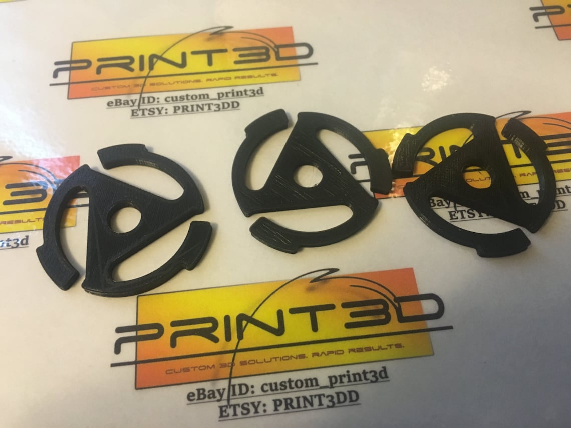 3 X 45 Rpm Record Insert 45 Record Adapter Spindle Adapter - Etsy