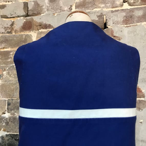 1960s 'Coles of California' Beach jacket . blue white… - Gem