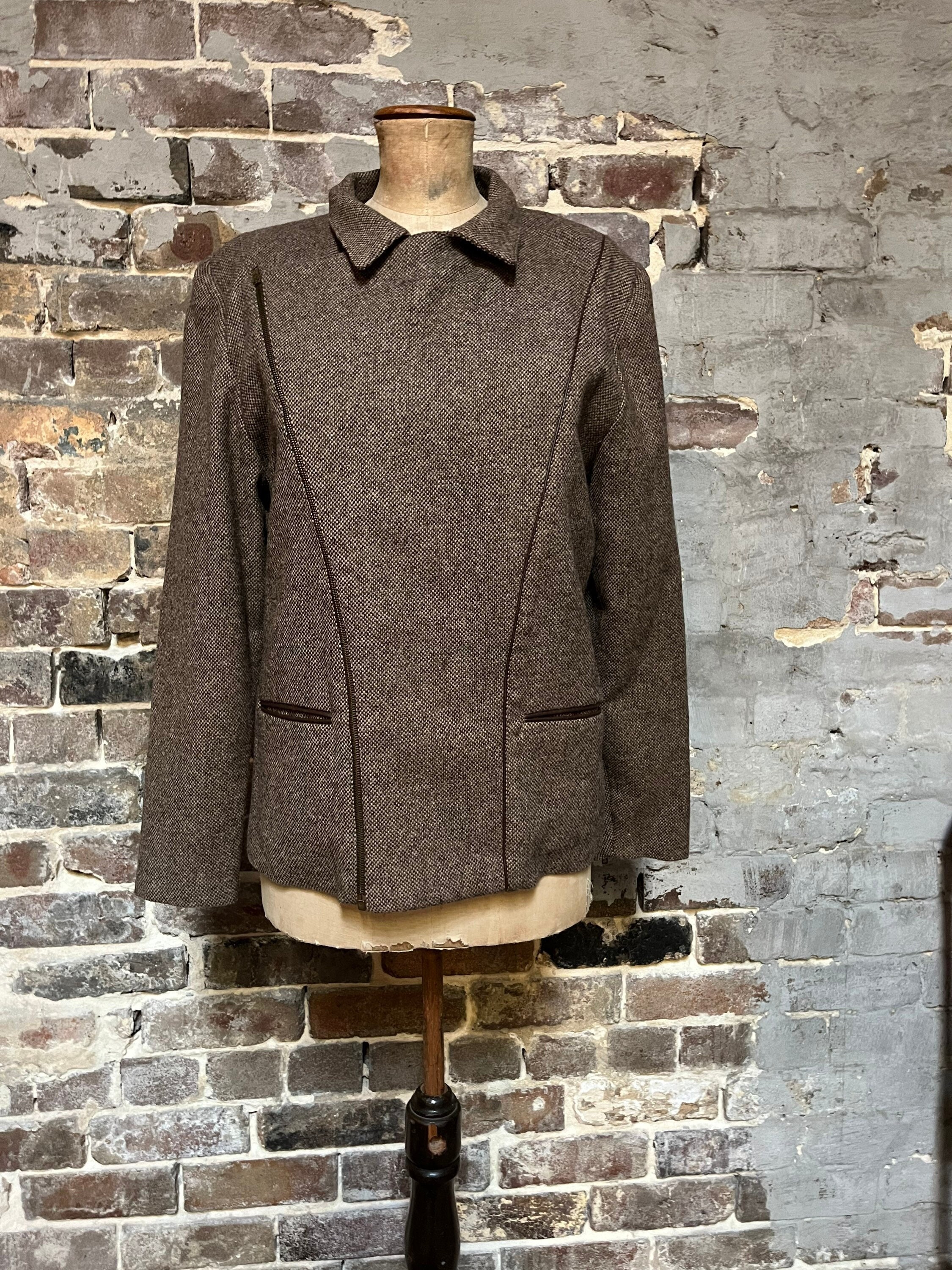 Early 1980s Mens Asymmetrical Zip Jacket My mr John' of Merivale Fame ...