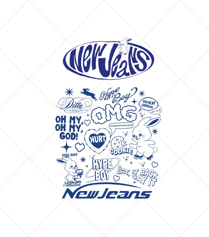 NewJeans PNG NewJeans Full Tracklist PNG NewJeans Kpop PNG - Etsy México