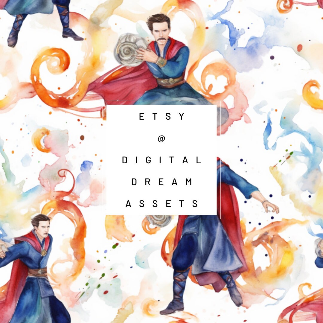 8 Marvel Avengers Superhero Seamless Patterns, Clipart, Iron Man ...