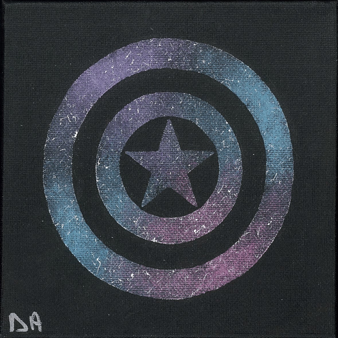 Captain America Logo Print - Etsy