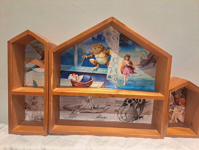 Thumbelina Themed House Shelf - Etsy UK