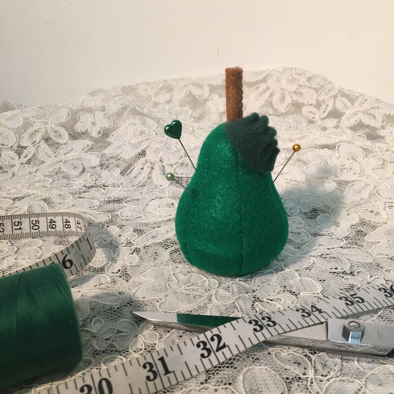 Pear Pin Cushion - Etsy