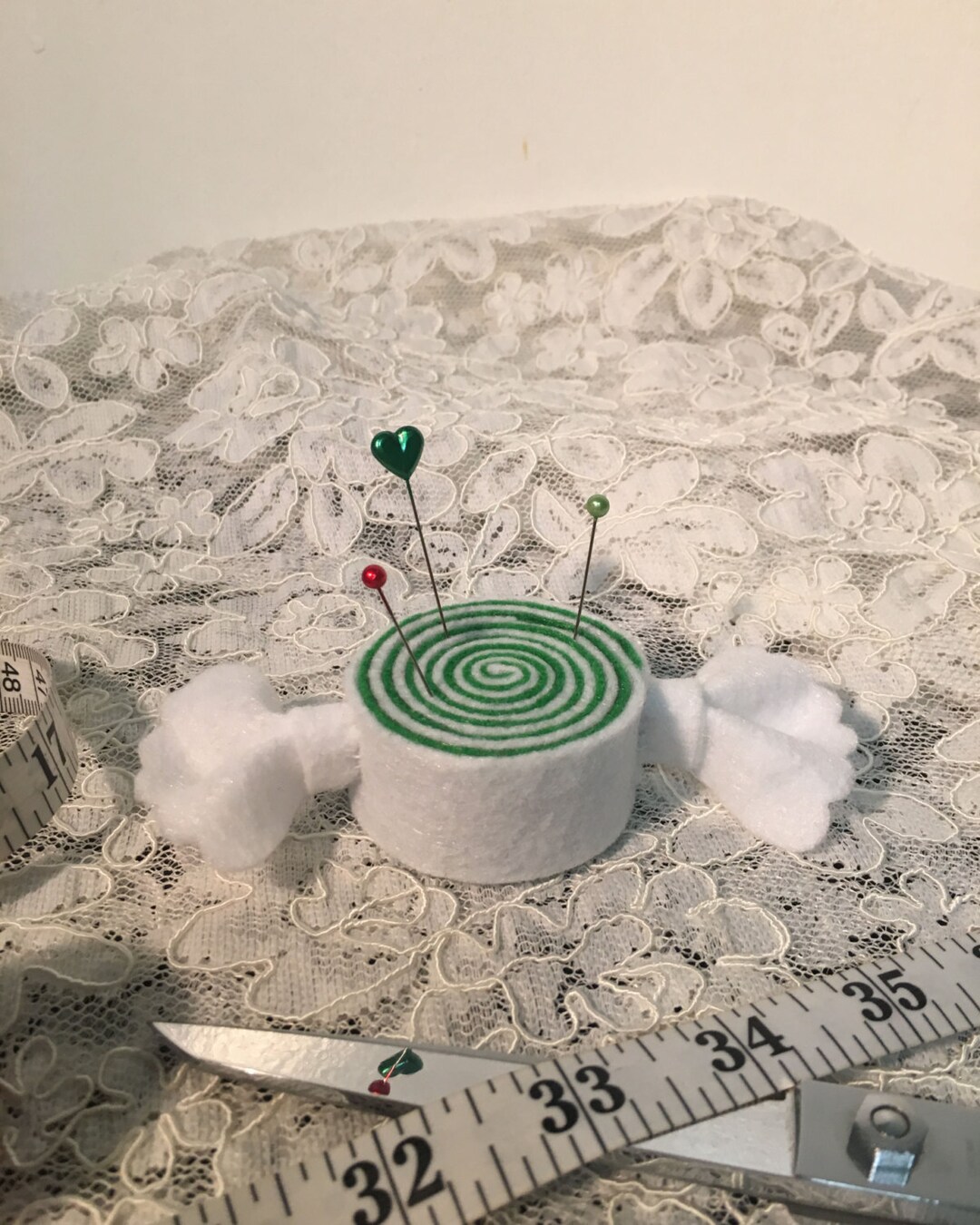 Green Mint Pin Cushion - Etsy