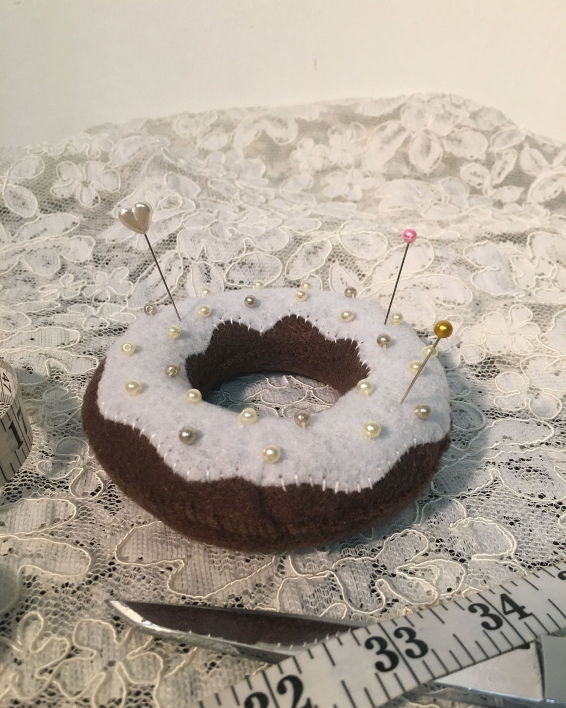 Doughnut Pin Cushion - Etsy