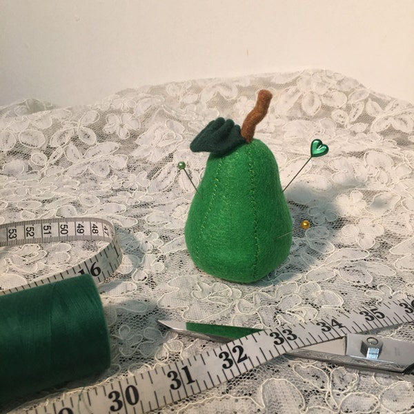 Pear Pin Cushion - Etsy
