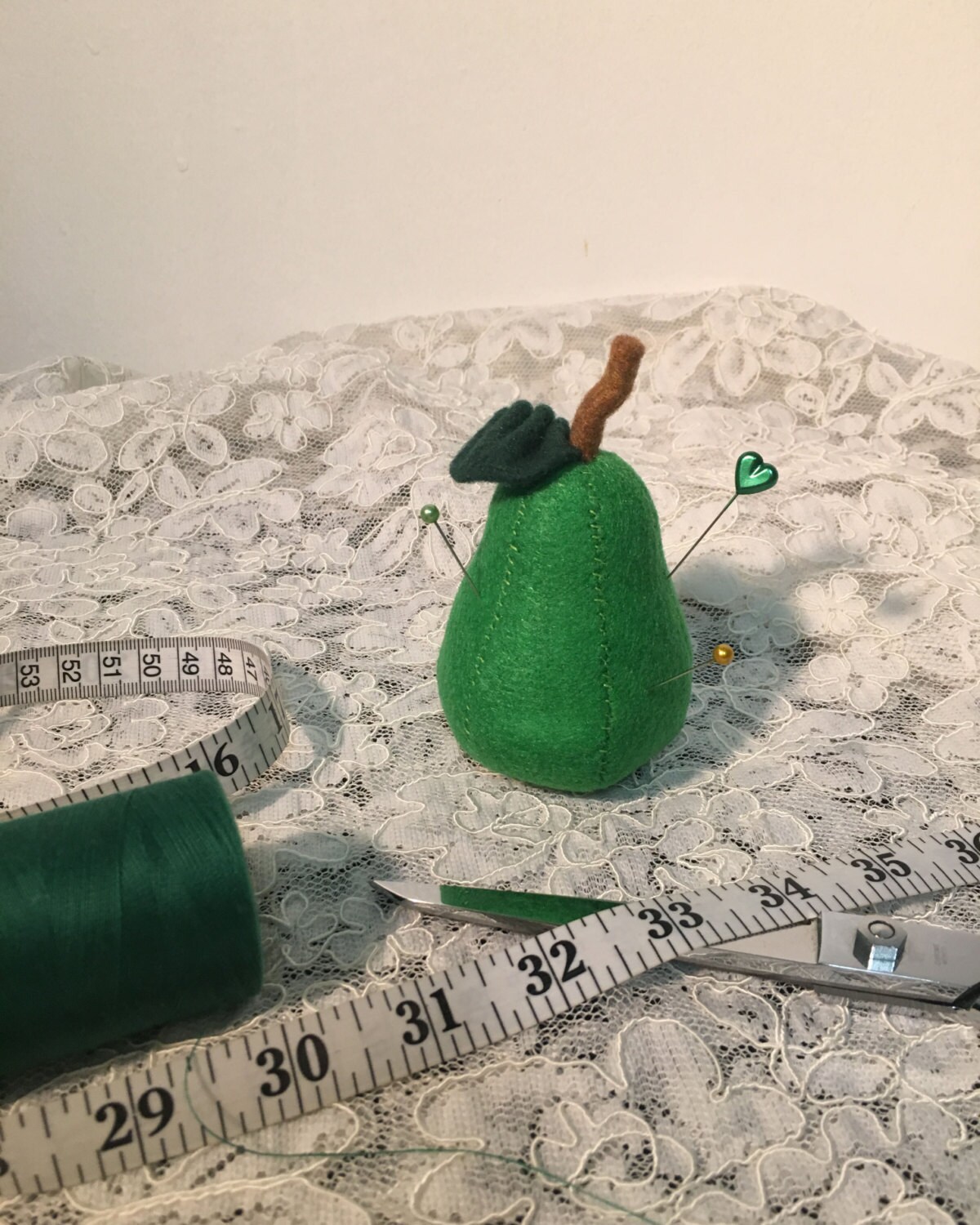 Pear Pin Cushion - Etsy