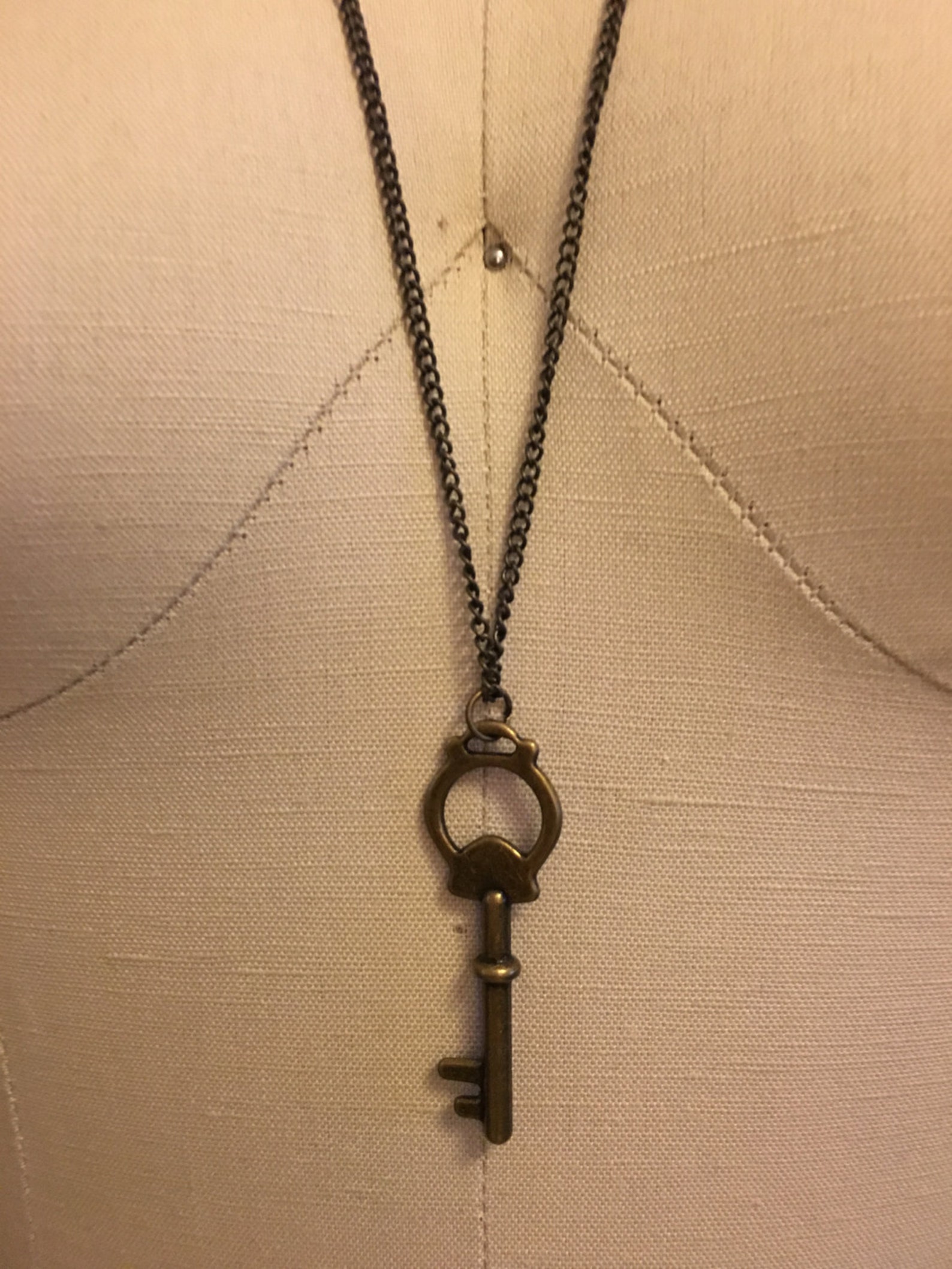 Key Necklace - Etsy