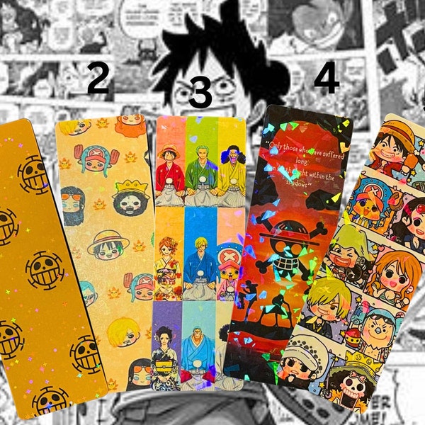 Anime One Piece Bookmark - Etsy