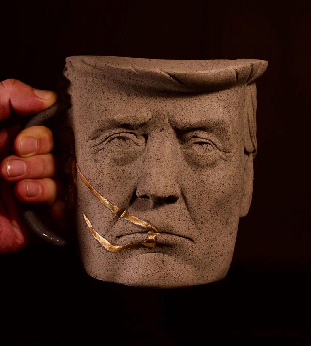 Trump Head Mug, Extra Large 50oz Trump Coffee Mug,anthracite Edition ...