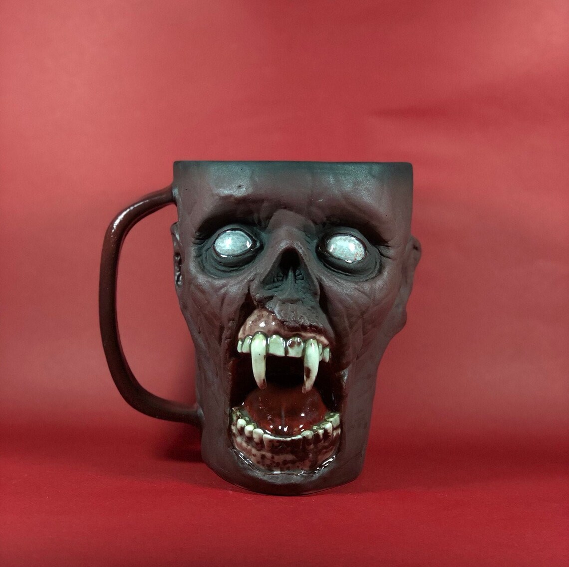 Vampire Coffee Mug Zombie Mug Ceramic Mug Halloween Decor - Etsy