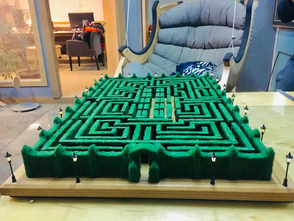 Inspired by the Movie Shining Overlook Hotel Maze Replica | Etsy