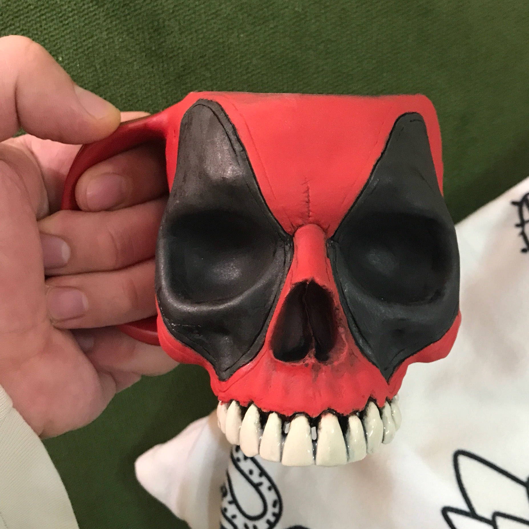 Deadpool Coffee Mug Pottery Mug Cosplay Props Deadpool | Etsy