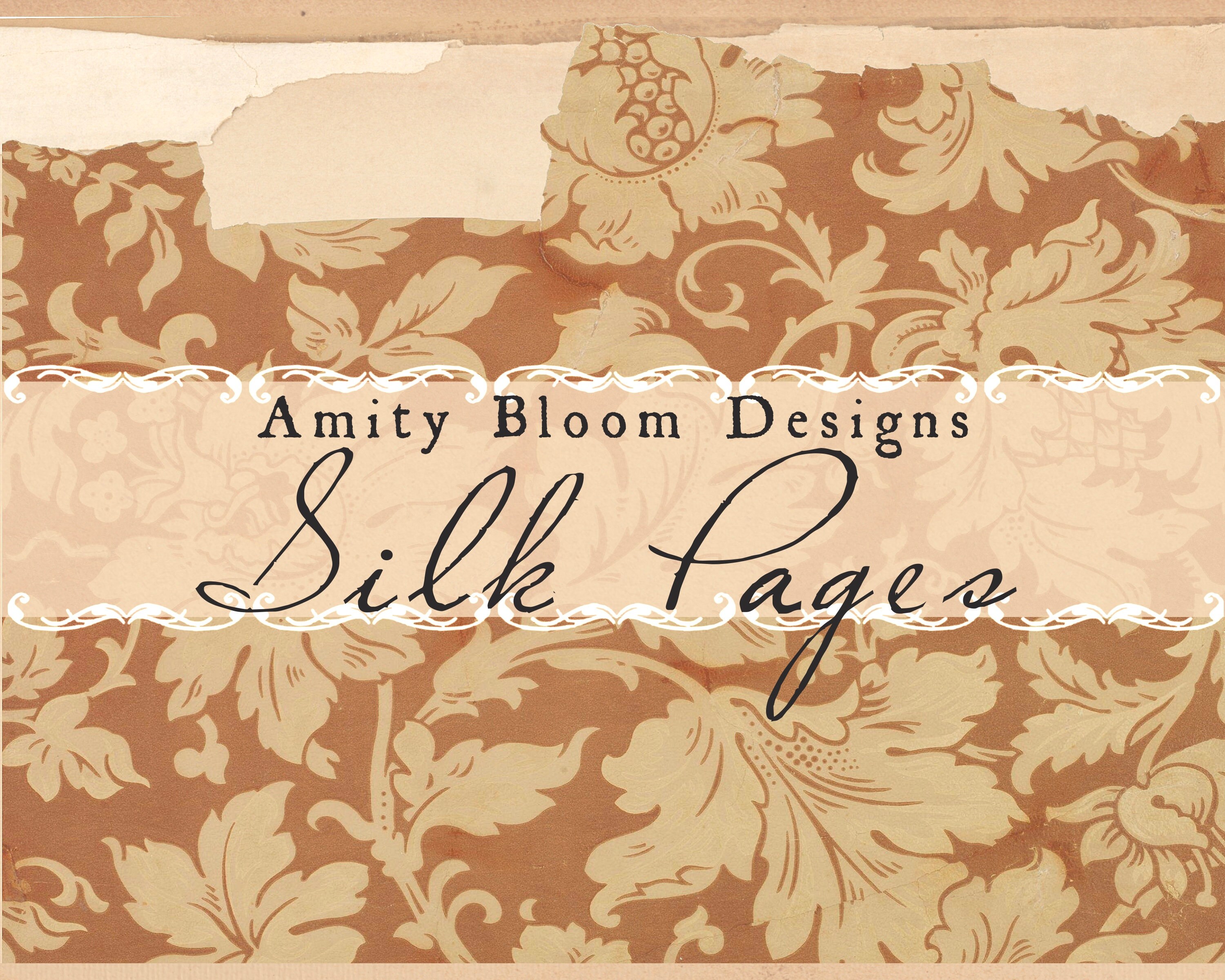 Silk Pages | Decorative Antique Papers | Vintage Paper Kit - Etsy