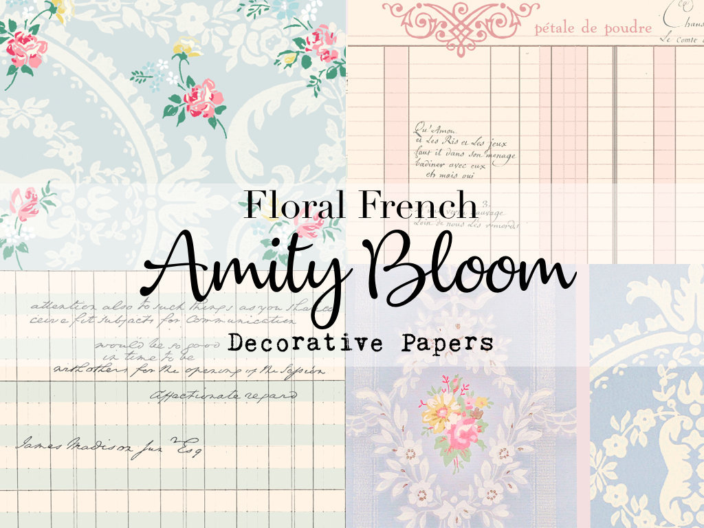 Floral French Paper | Etsy
