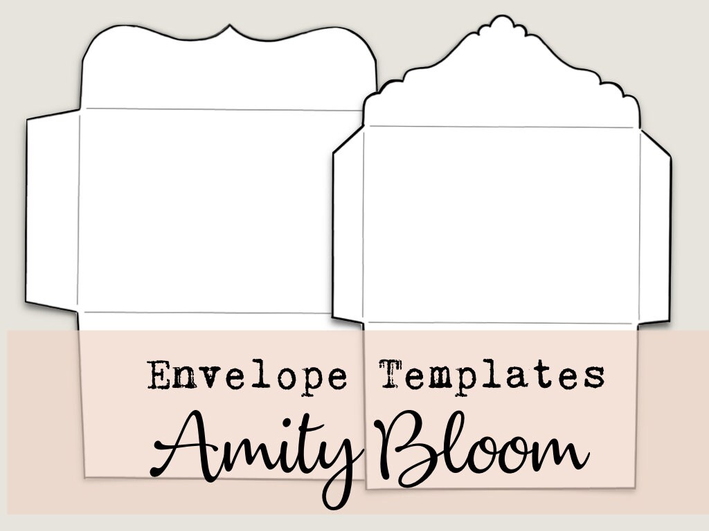 Envelope Templates Digital - Etsy
