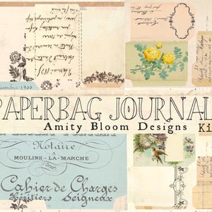 Paper Bag Journal Kit 2 | 3 Sizes | Journal Ephemera Kit With Covers ...