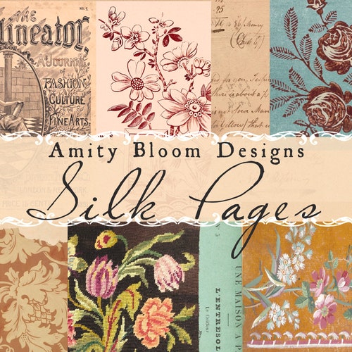 Silk Pages Decorative Antique Papers Vintage Paper Kit - Etsy