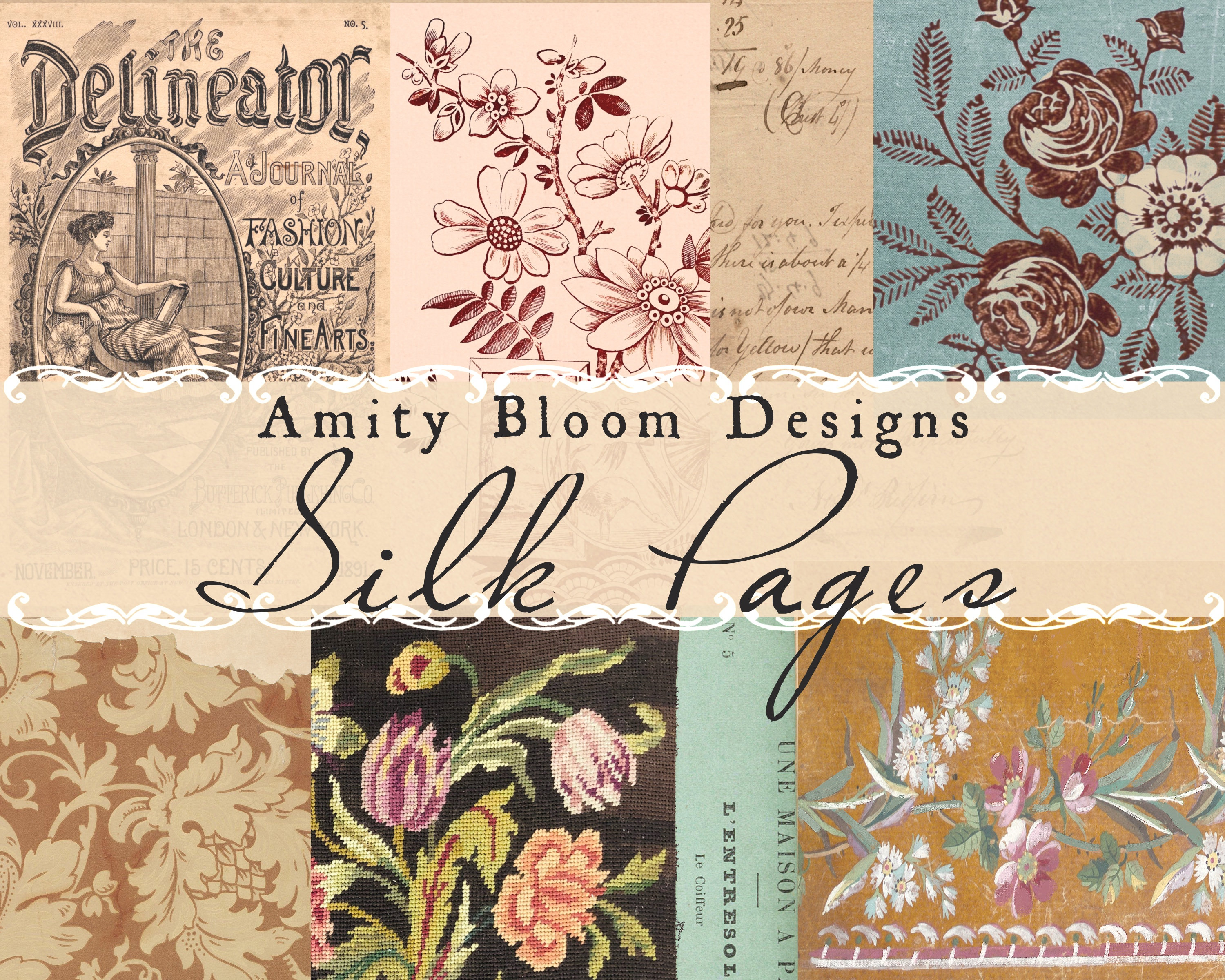 Vintage Scrapbook Paper Man