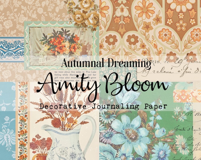 Pages of Happiness Decorative Collaged Journaling Pages - Etsy