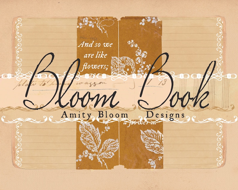 Bloom Book Journal Kit | Rose Layered Journal Cover - Etsy