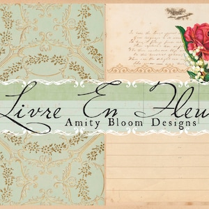 Livre En Fleur French Concept Journaling Kit | | Vintage Decorative ...