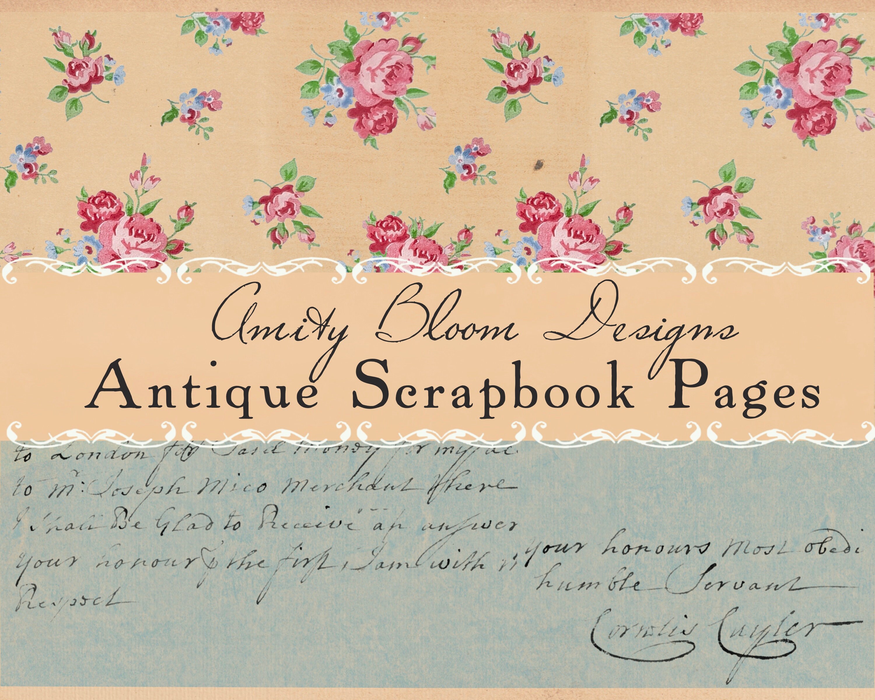 Antique Diary Concept Journaling Kit | Vintage Decorative Papers ...
