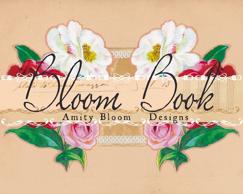 Bloom Book Journal Kit Rose Layered Journal Cover - Etsy
