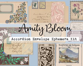 Lily's Envelope & Ephemera Kit Vintage Decorative Paper - Etsy