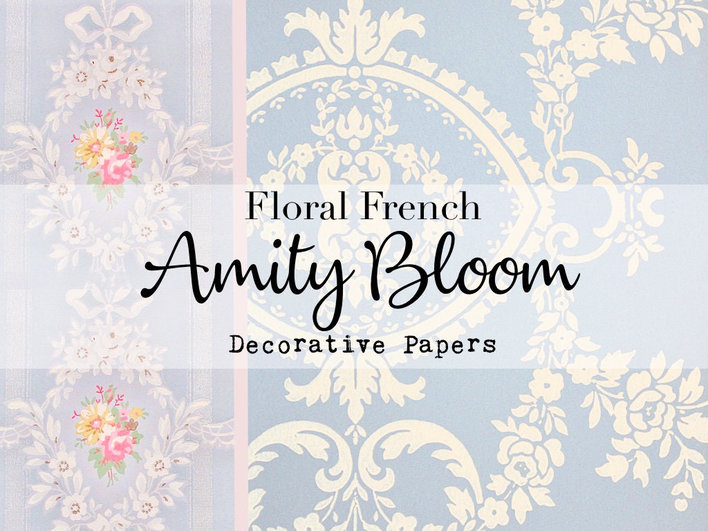 Floral French Paper | Etsy