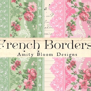 Vintage French Wallpaper Border Trims - Etsy