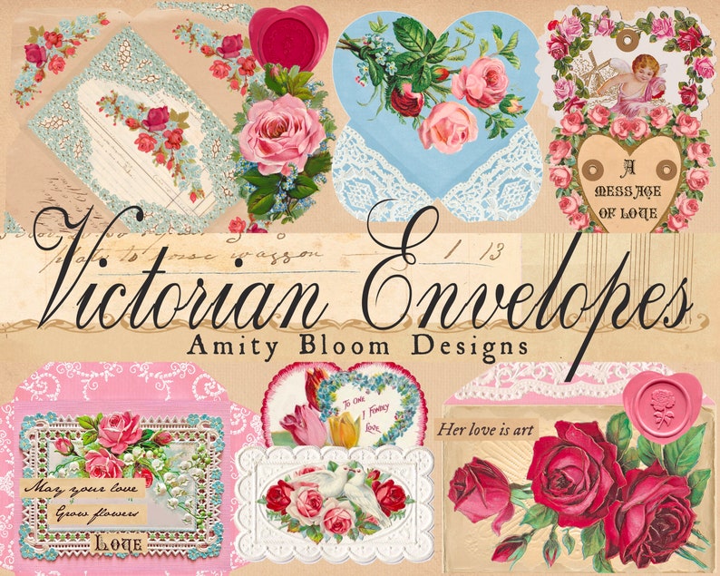 Victorian Envelopes of Love Creative Layered Heirloom Envelope Kit ...