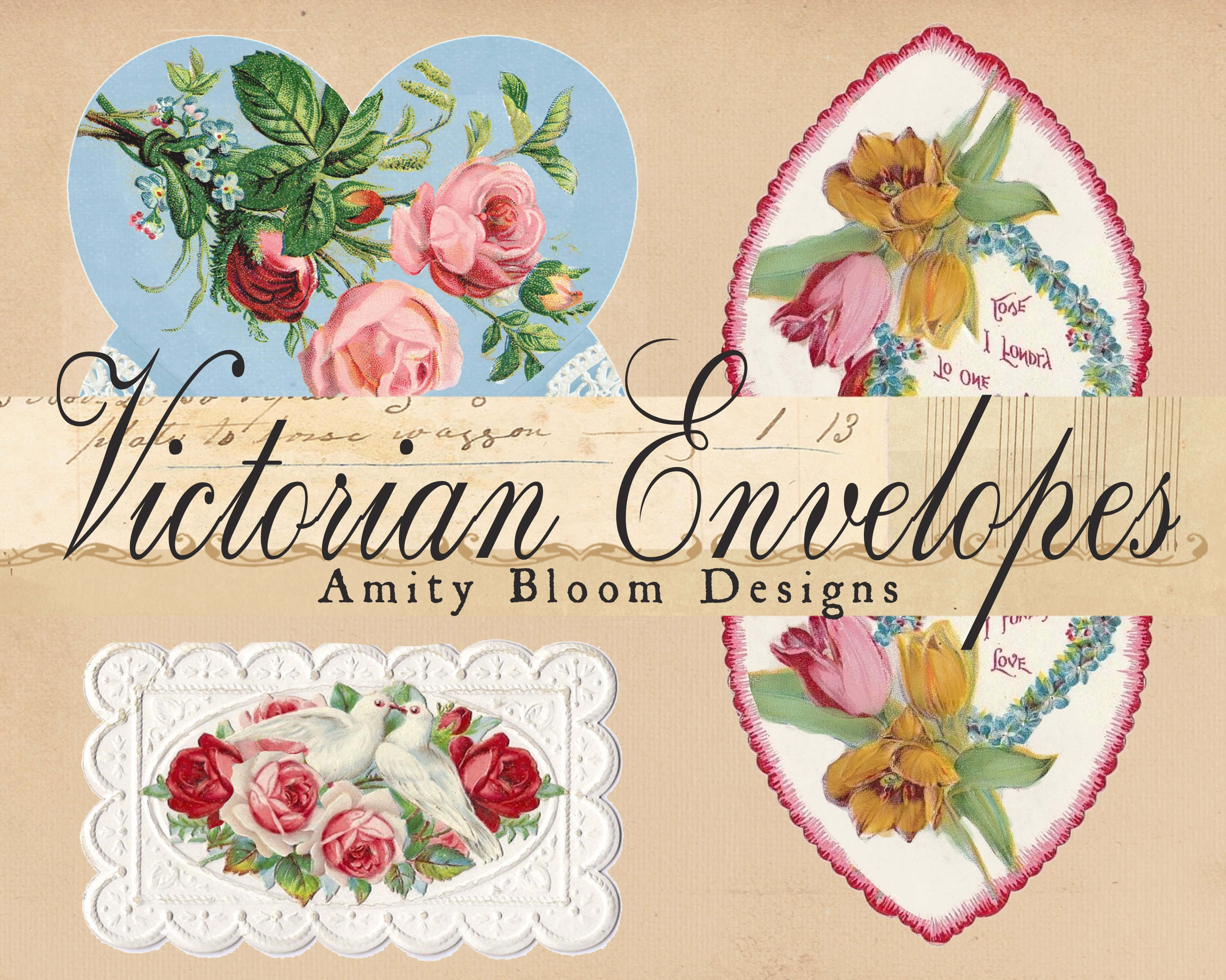 Victorian Envelopes of Love Creative Layered Heirloom Envelope Kit ...