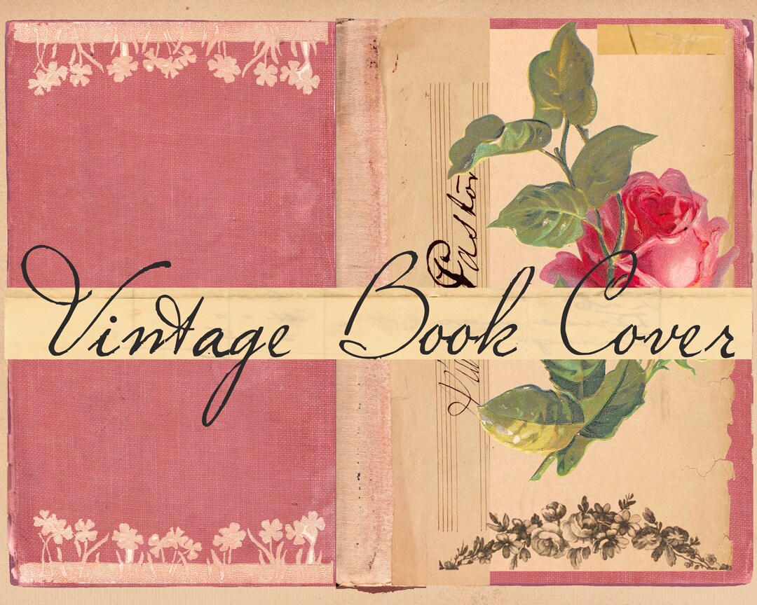Vintage Book Cover | Antique Journal Cover - Etsy