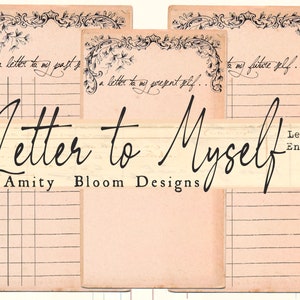 Letter to Myself | Envelope & Letter Kit | Decorative Papers | Vintage ...